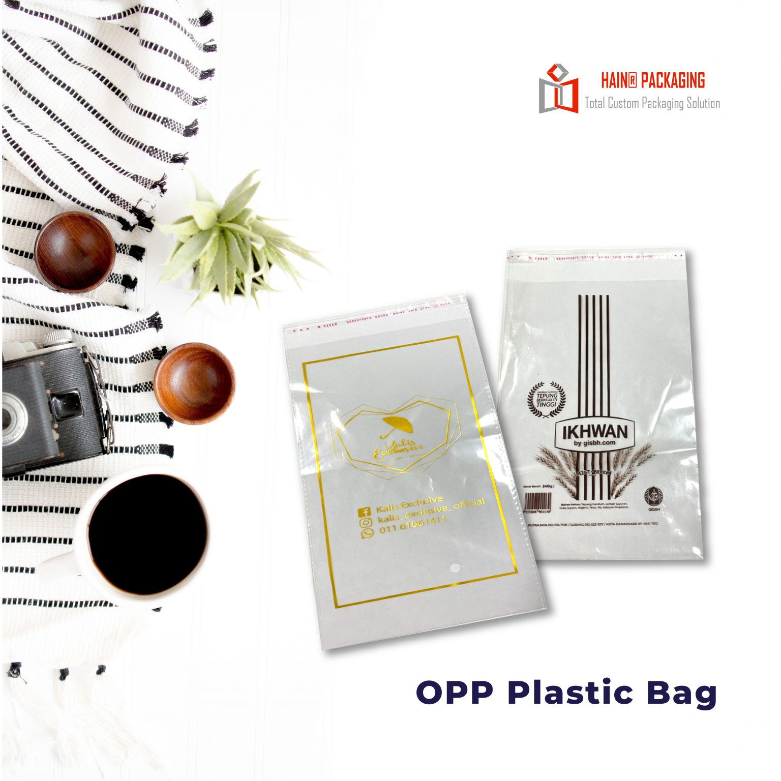 Roti Lebih Menyelerakan dengan Plastik Pembungkusan Tersendiri