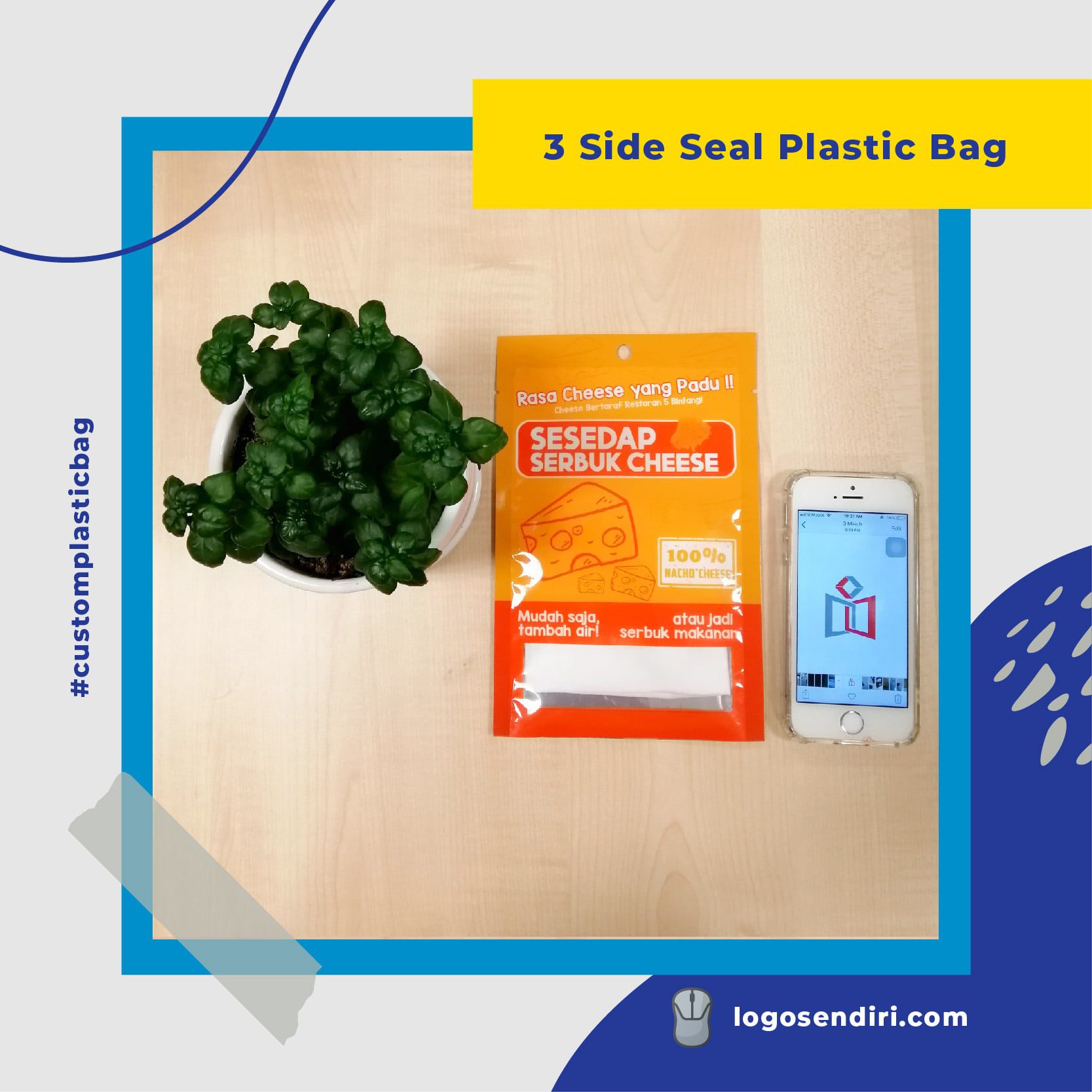Packaging Mudah Tutup Semula untuk Semua Rempah Masakan